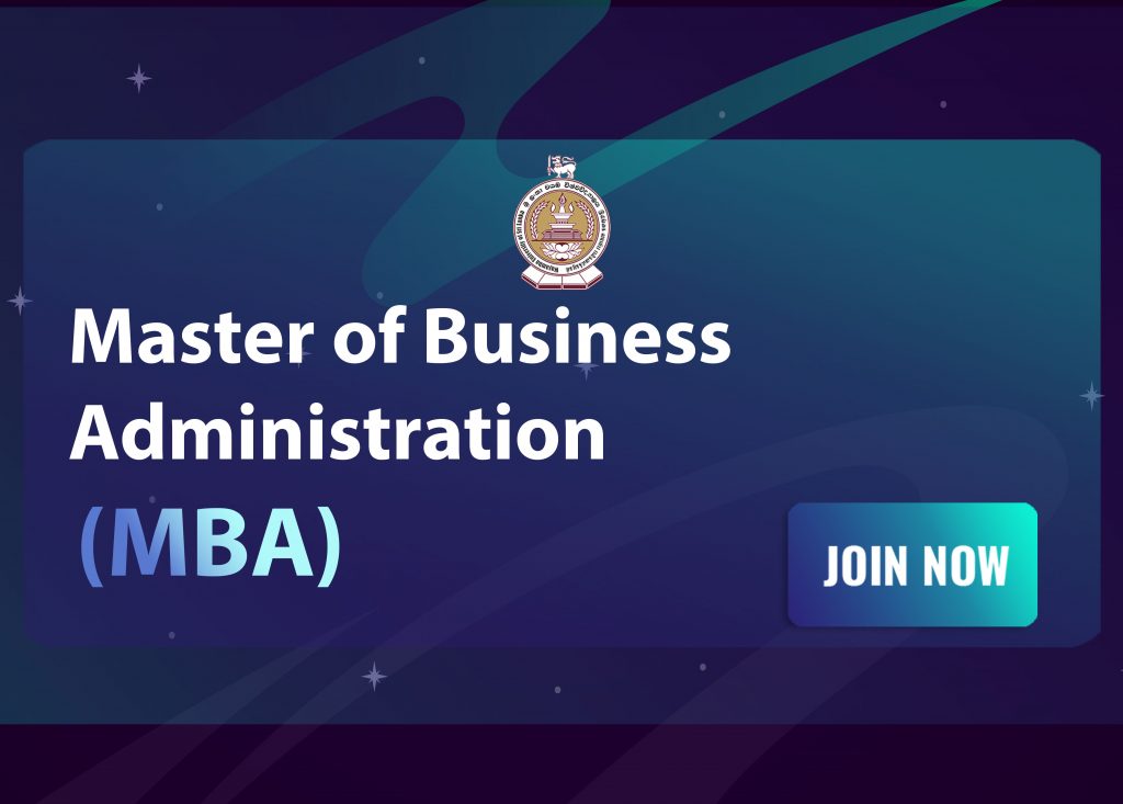 Master of Business Administration (MBA) – Wayamba University of Sri Lanka