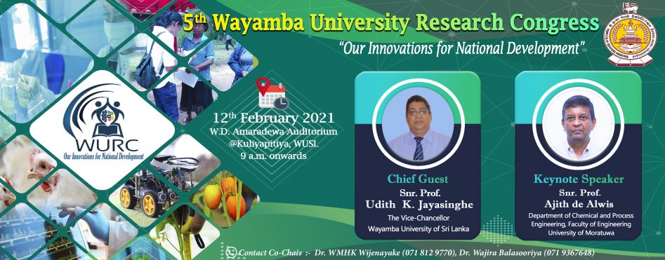 Events from November 10, 2020 – February 12, 2021 – Wayamba University ...