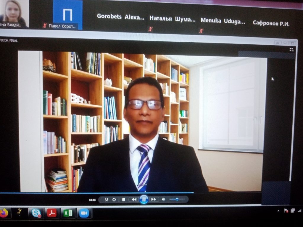 The Dean of FAPM of Wayamba University of Sri Lanka Fastened ...