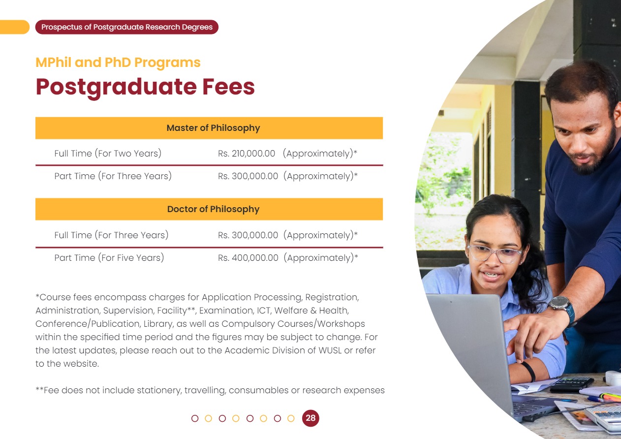 Postgraduate Prospectus – Wayamba University of Sri Lanka
