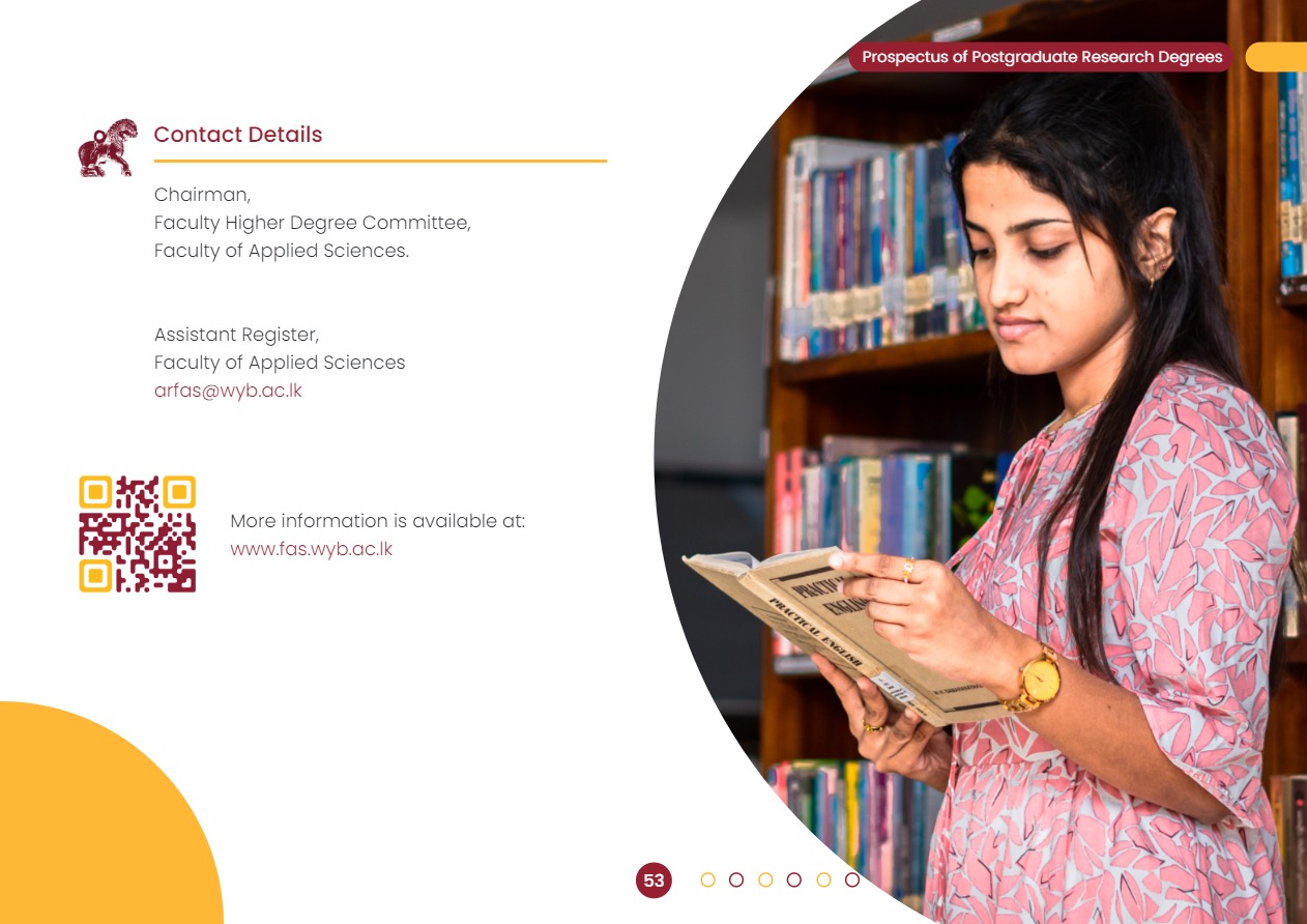 Postgraduate Prospectus – Wayamba University of Sri Lanka